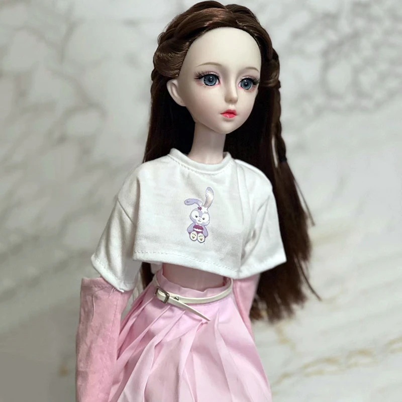 Fashion 60cm Doll Clothes Female 1/3 Bjd Doll Model White Skin Doll ...