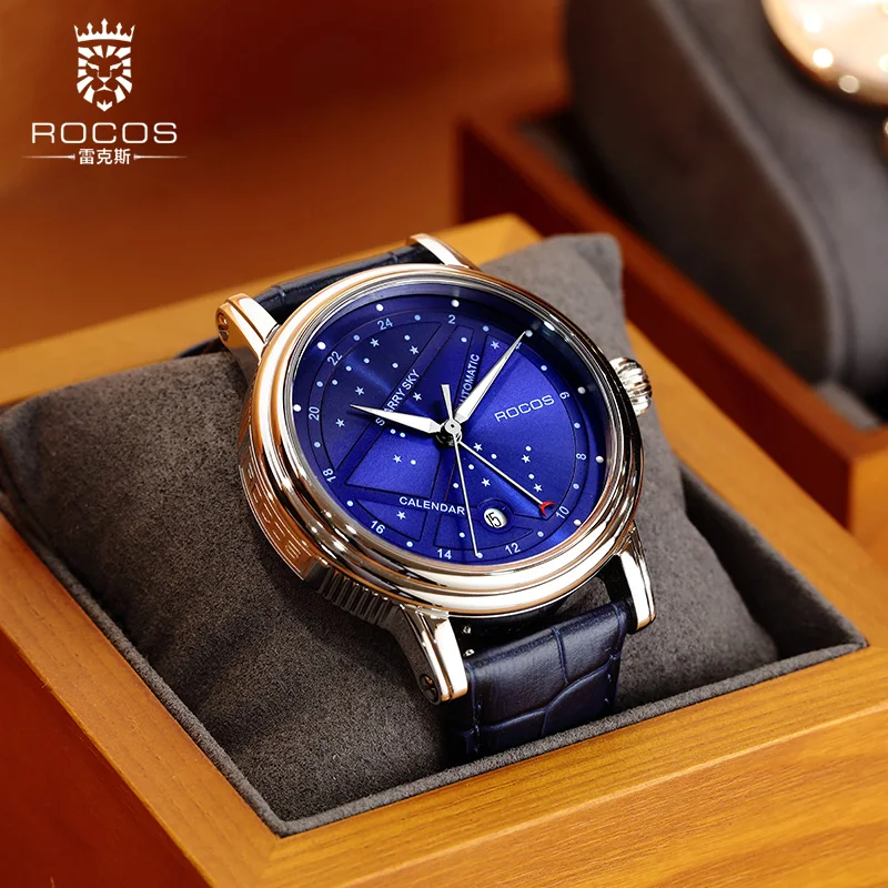 ROCOS-Men-s-Automatic-Mechanical-Watch-Luxury-Night-Sky-Watch ...