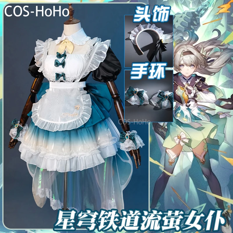 COS-HoHo-Honkai-Star-Rail-Firefly-Maid-Dress-Game-Suit-Lovely-Uniform ...