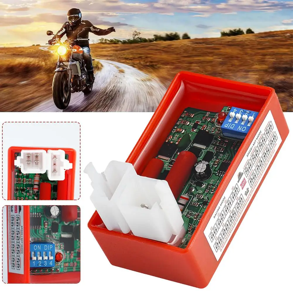 Programmable CDI For Motorcycle Lgnition 6 Pin AC CDI Racing Box DIP ...