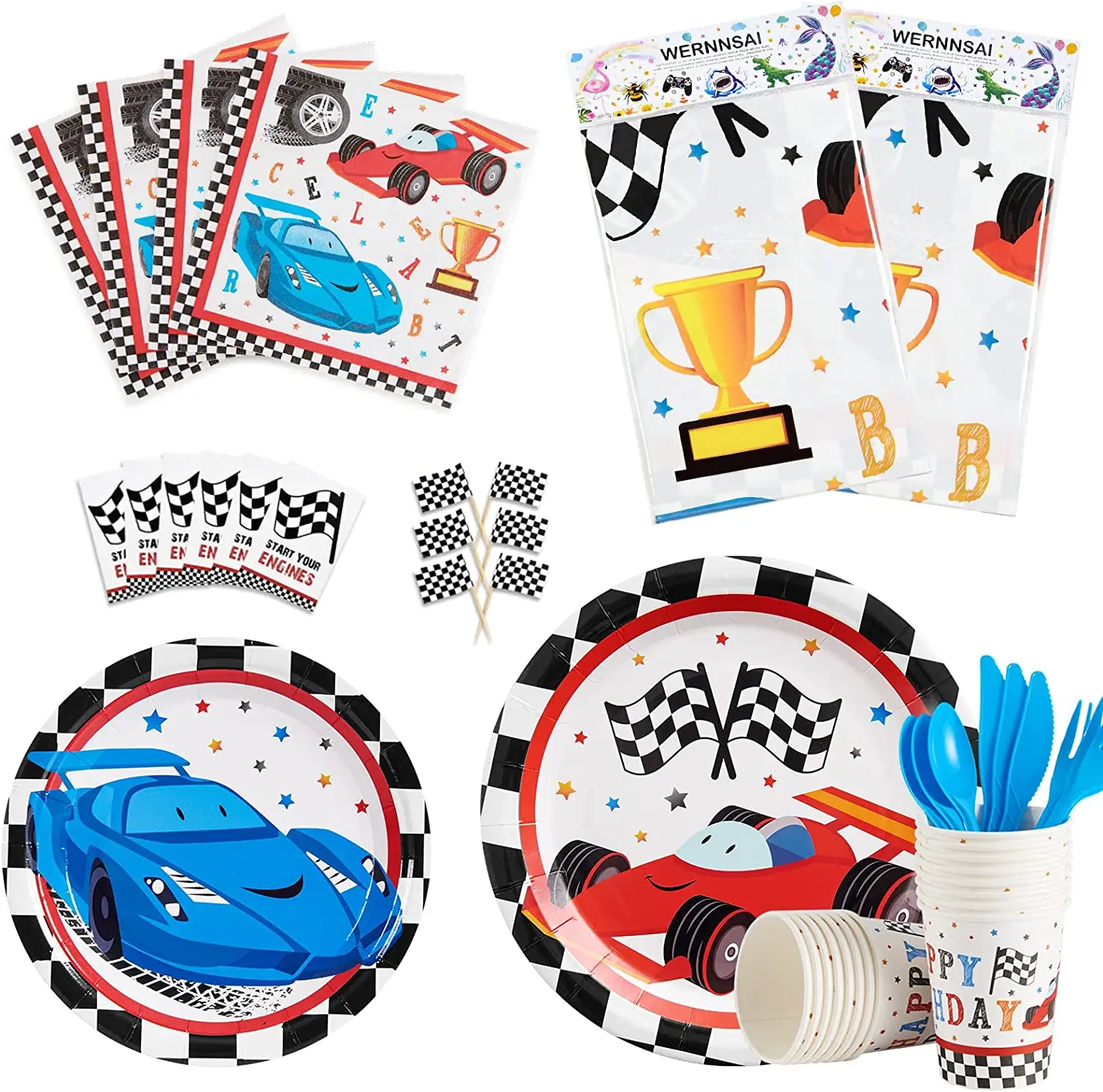 Rodas quentes decoração de aniversário carro de corrida tema fontes de ...