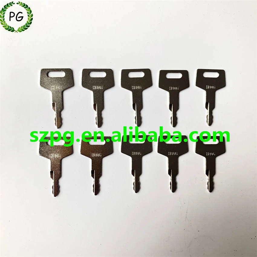 10pcs H806 Key For Takeuchi Excavator Track Loader Bu1698x2 Open Door ...