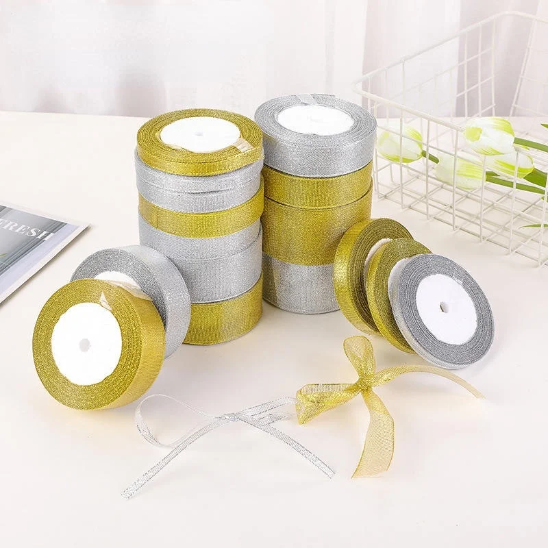 25-Yards-22M-Gold-Silver-Satin-Ribbon-6mm-10mm-15mm-25mm-40mm-50mm ...