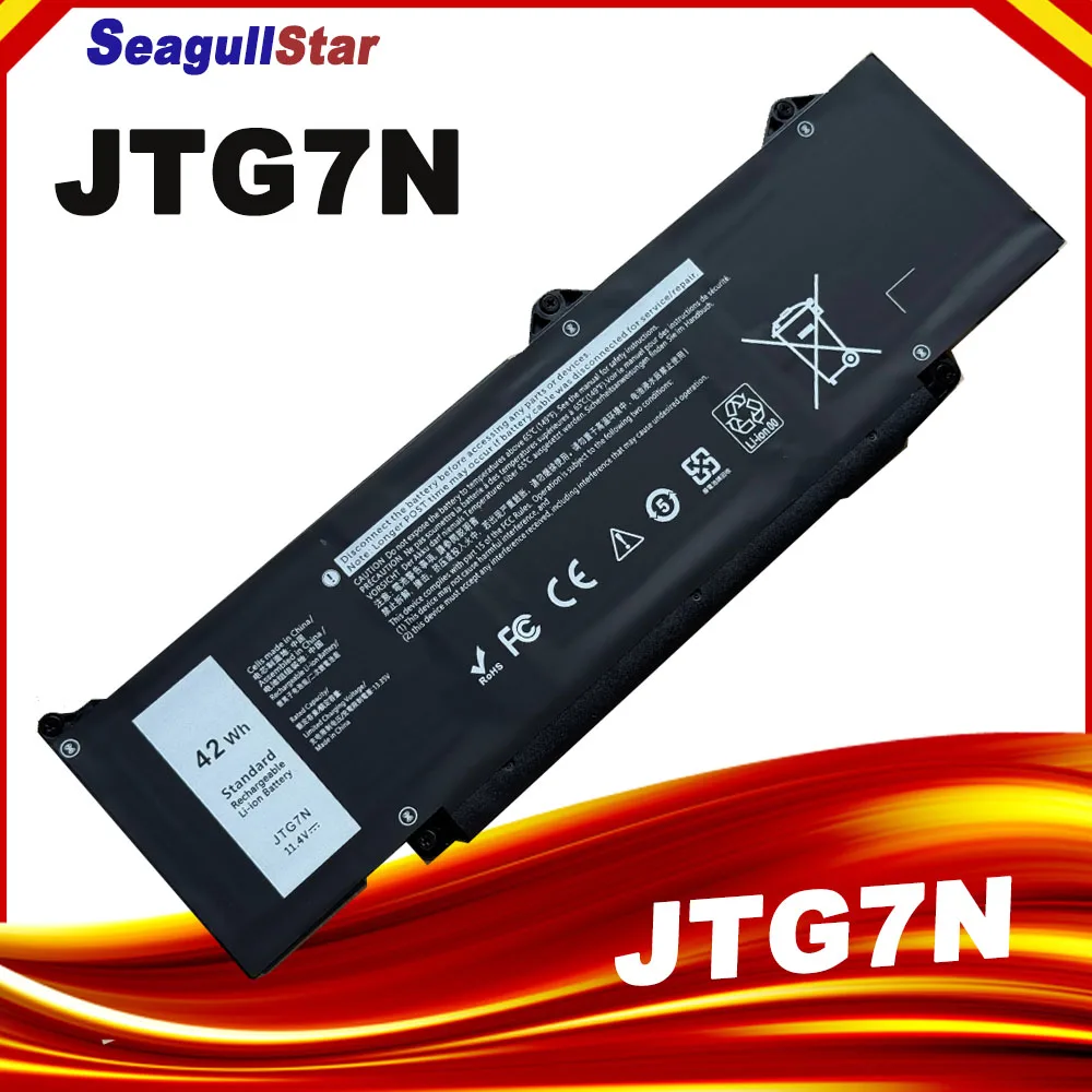 New Laptop Battery JTG7N For DELL 7RDGP 803W6 JTG7N DR02P 11.1V 42Wh ...