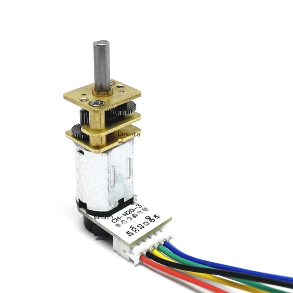 Micro-Motor-El-trico-com-Bloqueio-Inteligente-Hall-Encoder-Precision ...