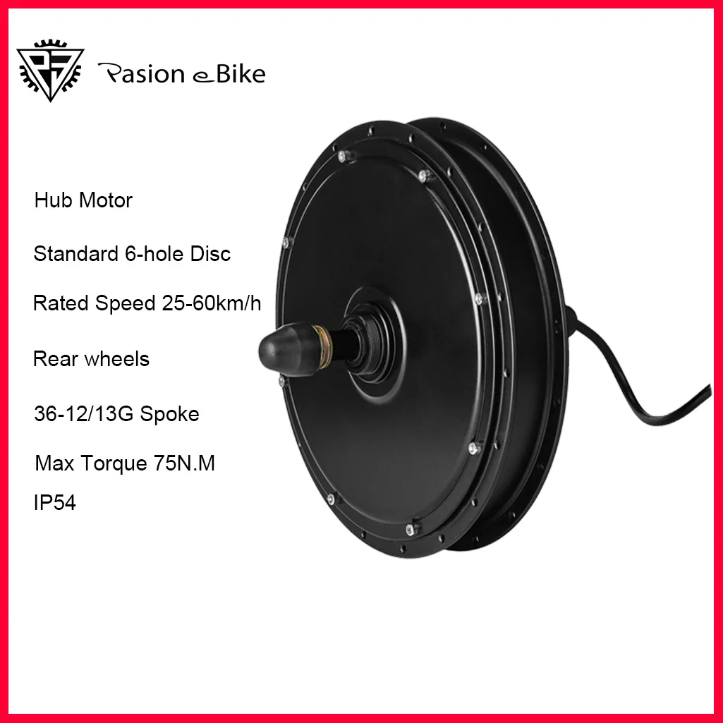 36v Electric Bike Hub Brushless Electric Bike Rear Hub Motor 36V 48V ...