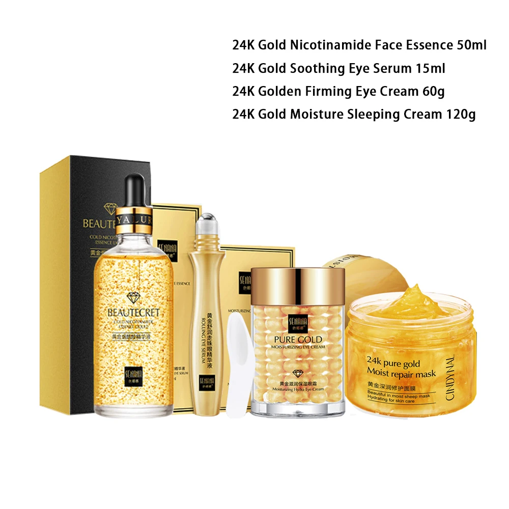 24K Gold Skincare Collection - Glow and Gift