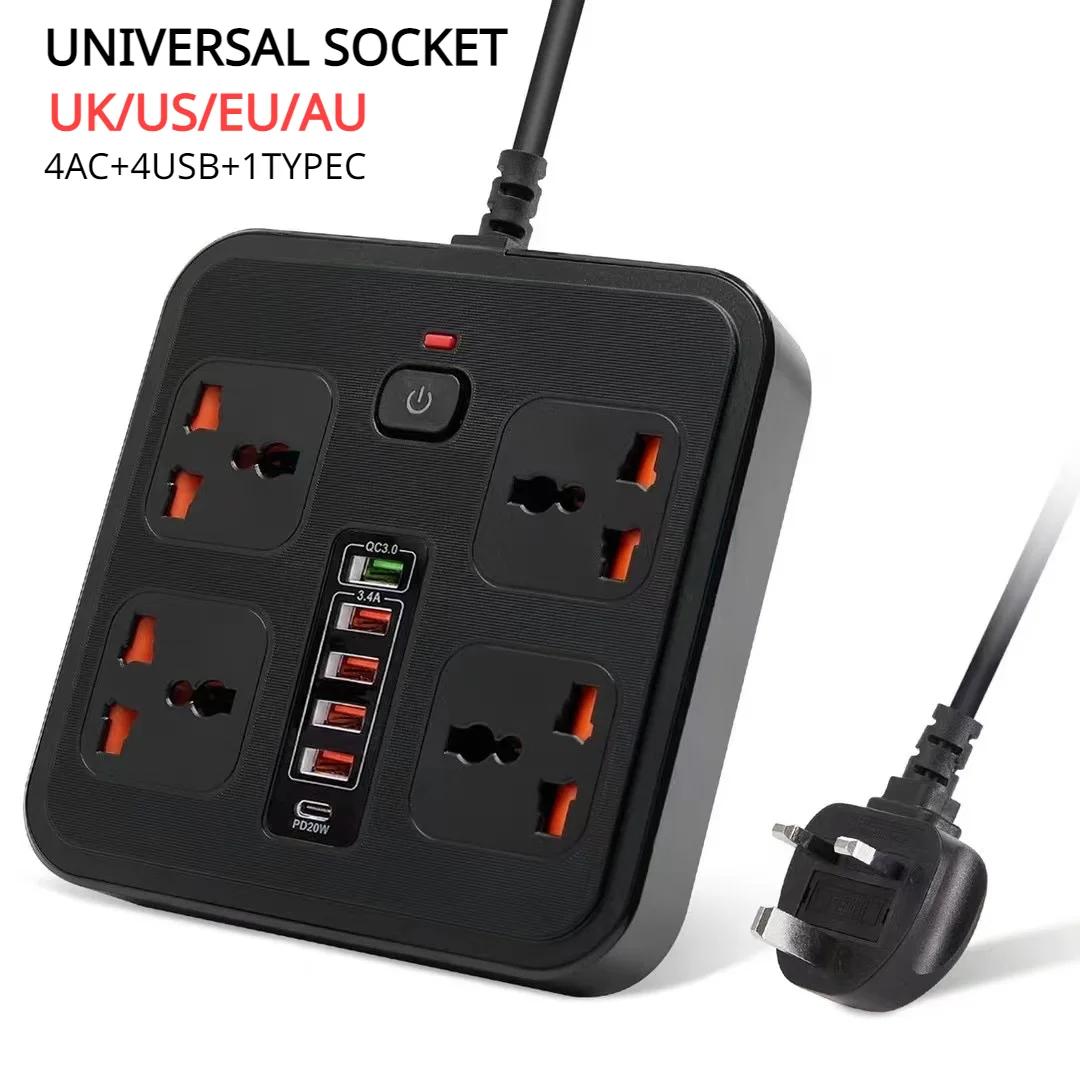 UK-US-EU-AU-Hot-Selling-4-position-Universal-Hole-Multi-Fast-Charging ...