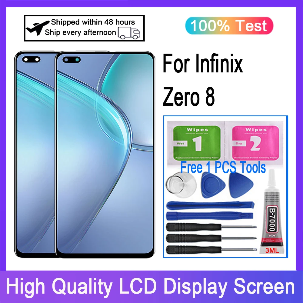 Original For Infinix Zero 8 X687 LCD Display Touch Screen Digitizer ...