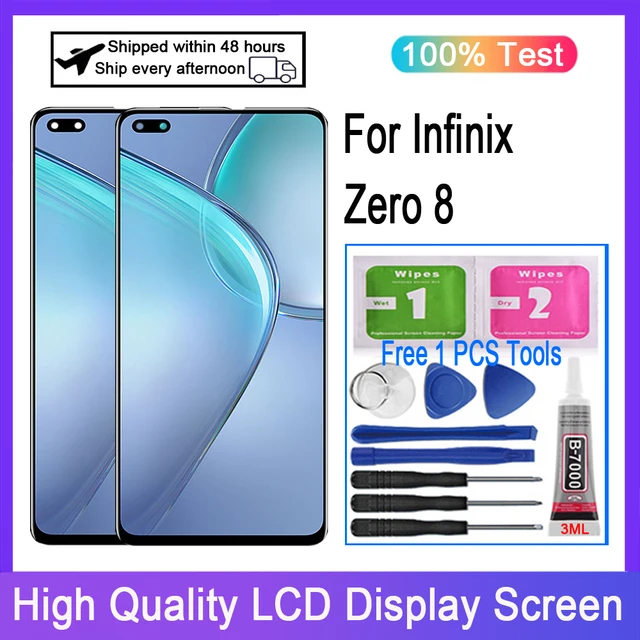 Original For Infinix Zero 8 X687 LCD Display Touch Screen Digitizer ...
