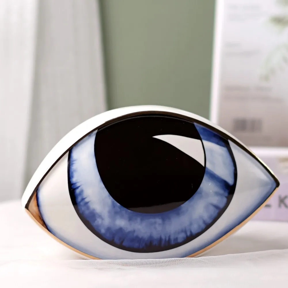 Vilead-Ceramics-Evil-Eye-Sculptures-Devil-s-Eye-Statue-Charm-Desktop ...