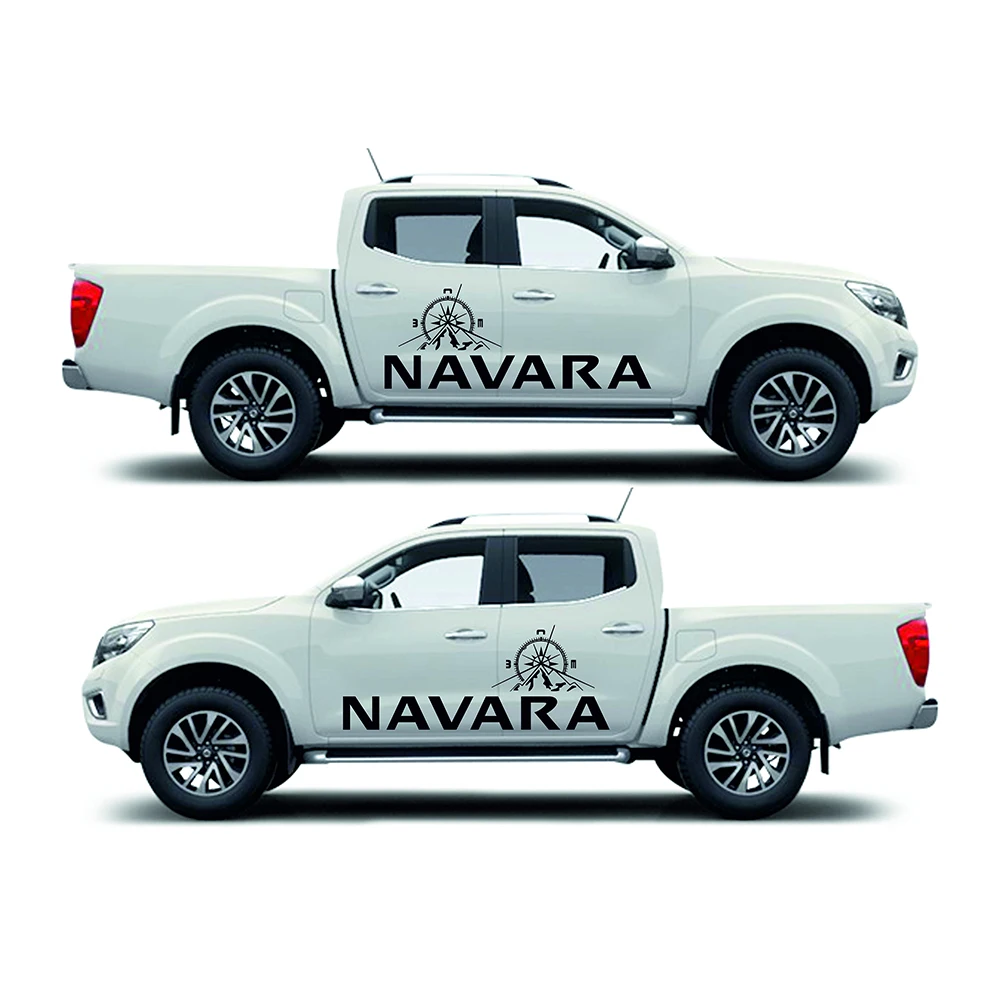 4-Pcs-Compass-And-Panel-Car-Stickers-Door-Side-Decor-Stripes-Decals-For ...