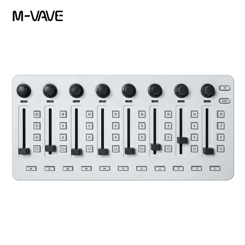M-VAVE-SMC-Mixer-Wireless-MIDI-Controller-Mixing-Console-8-Encoder ...