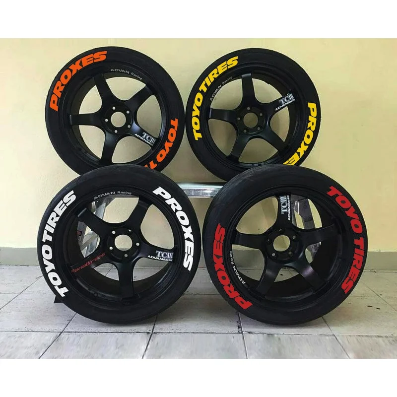 Car Motorycycle Tuning 3d Logo Tire Wheel Sticker Auto Motorcycle ...