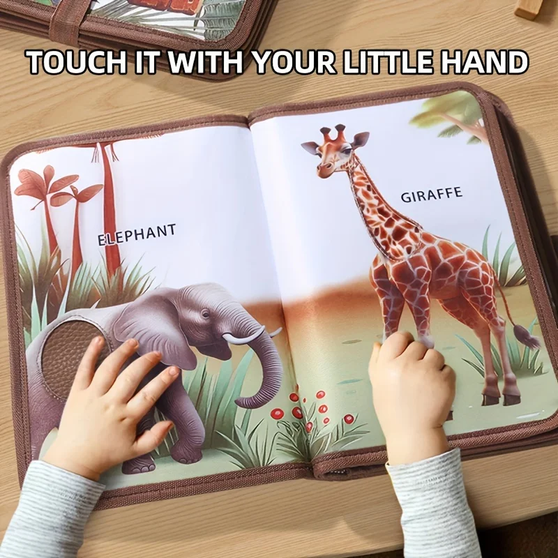 1pc-Baby-Touch-Book-Sensory-Training-Baby-Early-Education-Half-pop-up ...