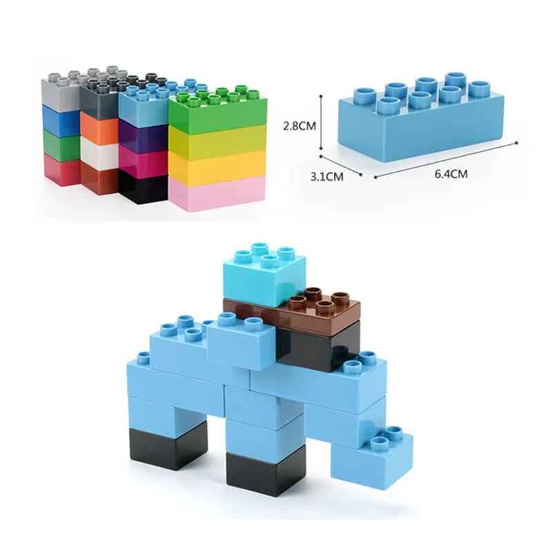 5PCS 10PCS Large Size Building Blocks Wholesale Classic Basic Brics ...
