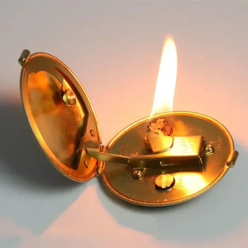 Ultra-thin-Portable-Compact-Powder-Cake-shaped-Open-Cover-Ignition ...