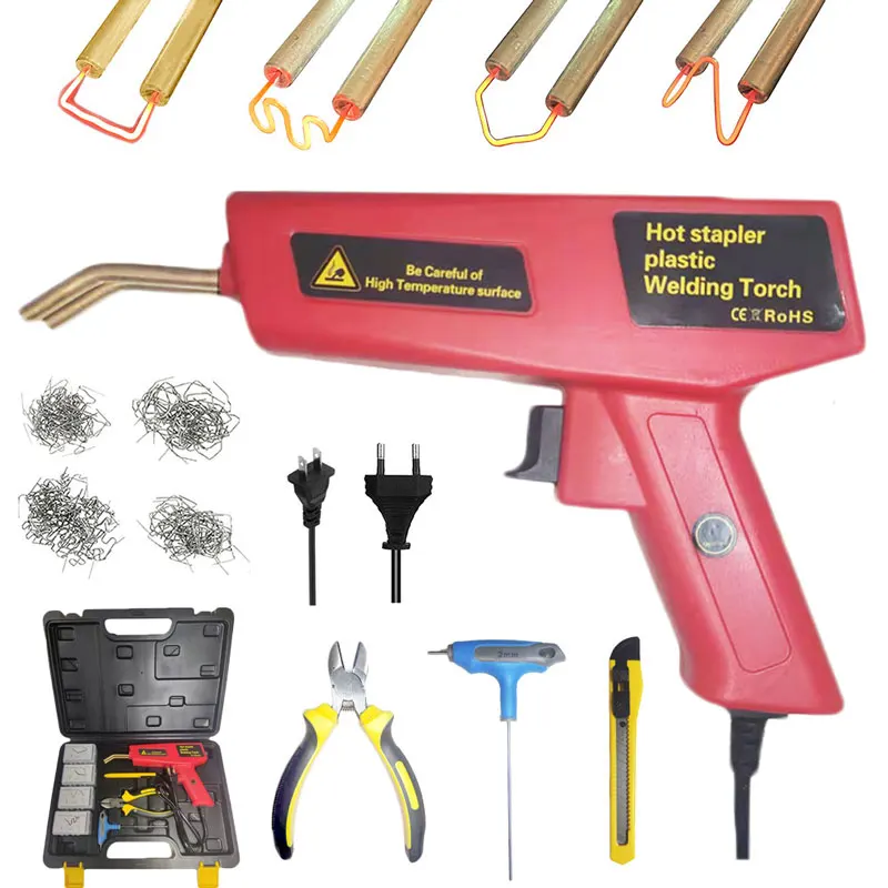 Hot Stapler Plastic Welding Staples Gun 220V Corner Staple Car Bumper ...
