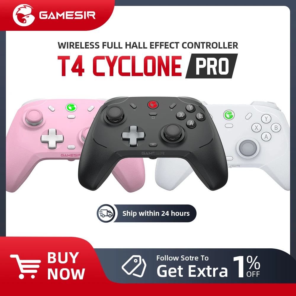GameSir-T4-Cyclone-Pro-Wireless-Switch-Controller-Gaming-Gamepad-with ...