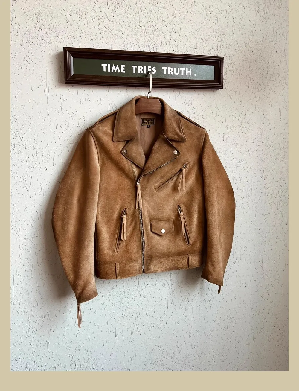 YR-Wholesales-Luxury-brand-Cidu-suede-leather-jacket-Genuine-leather ...