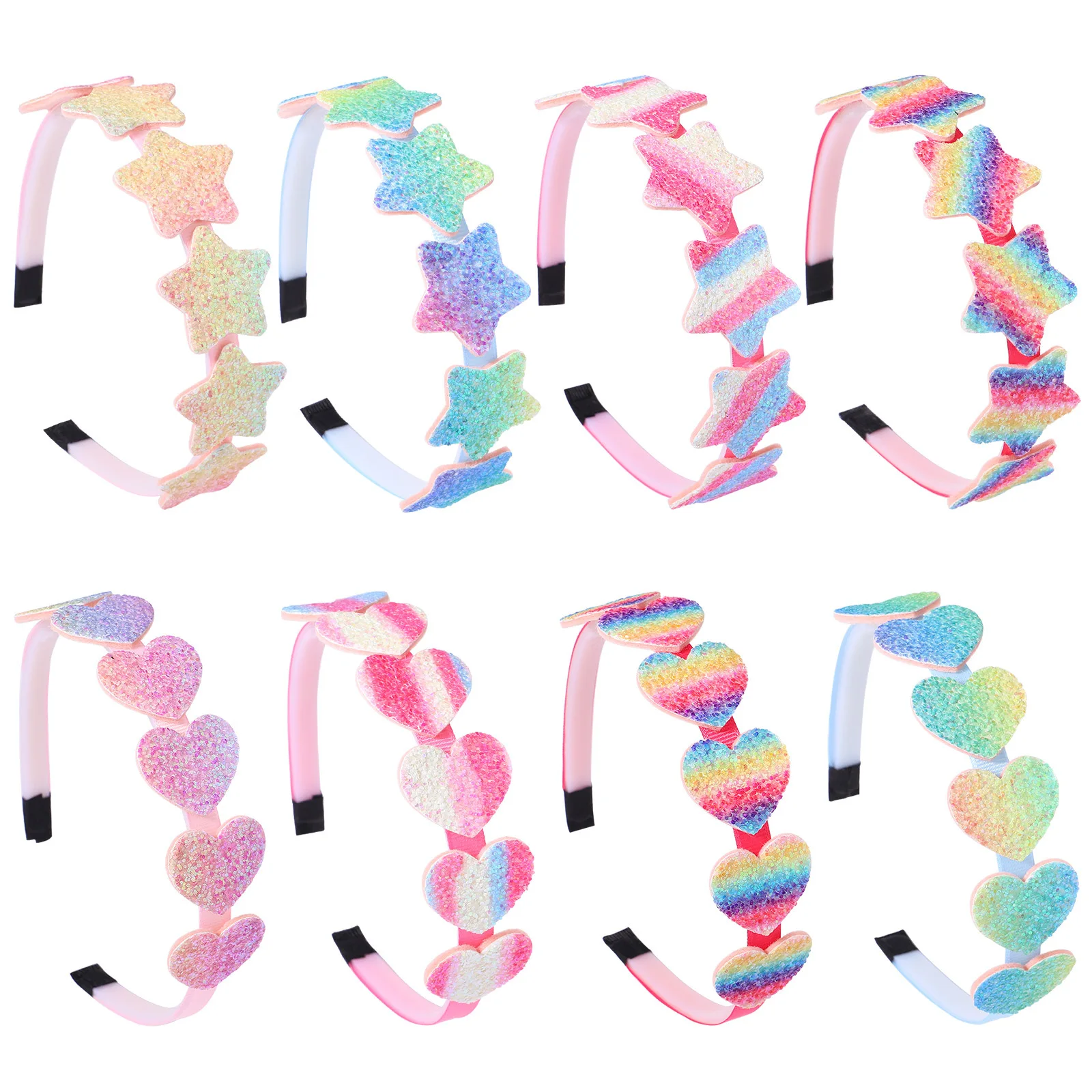 New-Fashion-Girls-Glitter-Hair-Bands-Cute-Colors-Hair-Hoop-Hairbands ...
