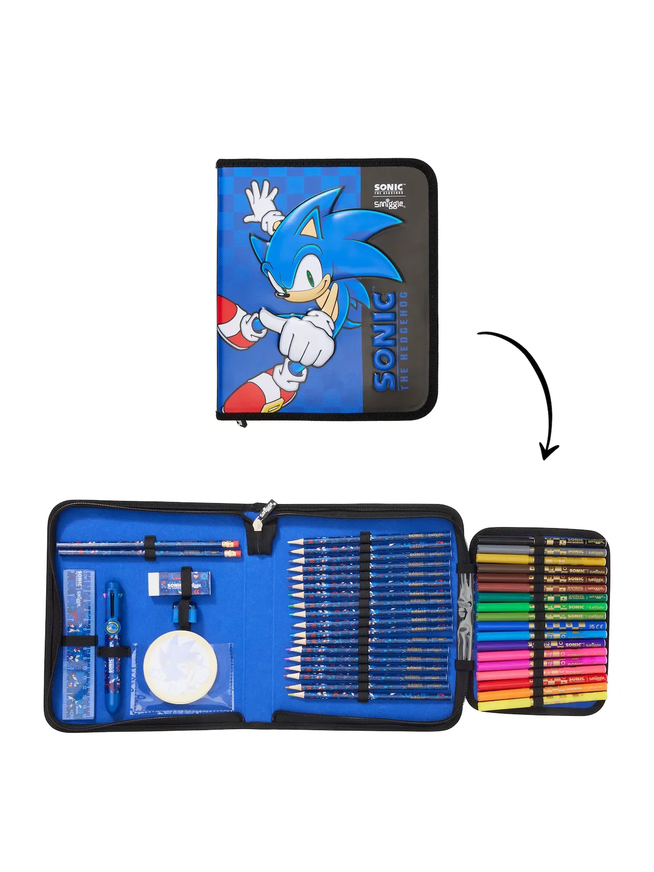 Mochila Smiggle yangshaomei australiana genuina Sonic | Walmart en línea