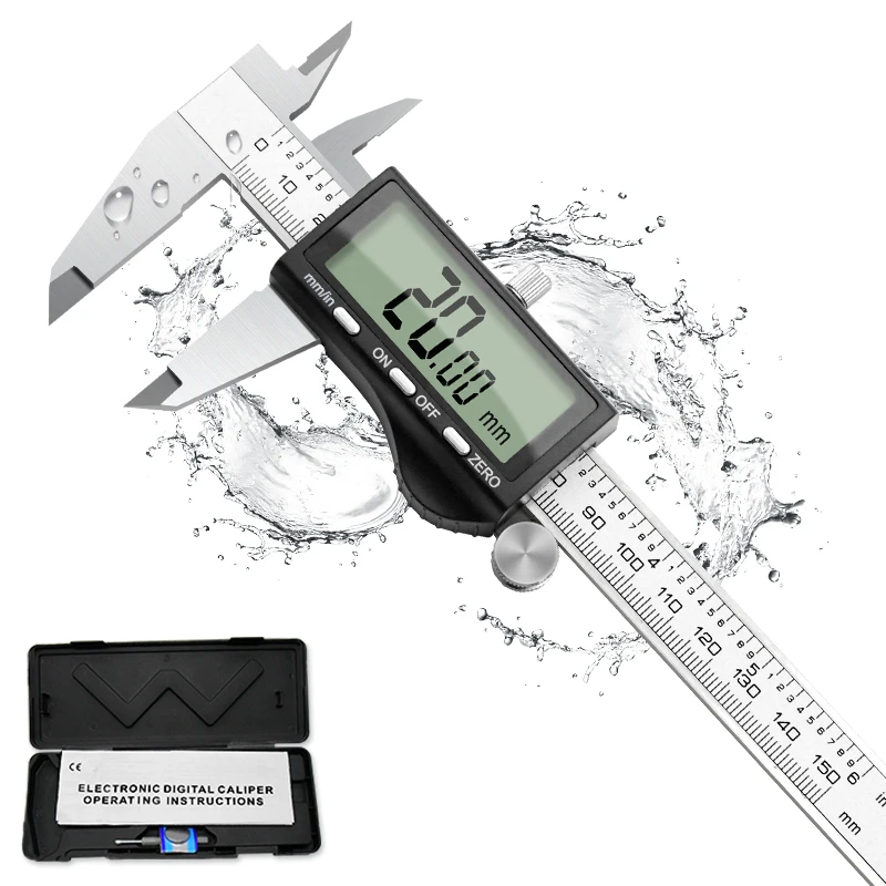 150MM-200MM-300MM-Digital-Caliper-Large-LCD-Screen-Caliper-Metal ...