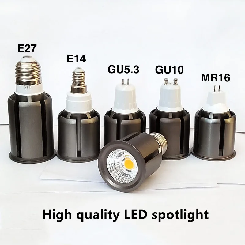 Super Bright LED Spotlight GU10 E27 E14 COB 9W 12W 15W 20W 25W LED Bulb ...