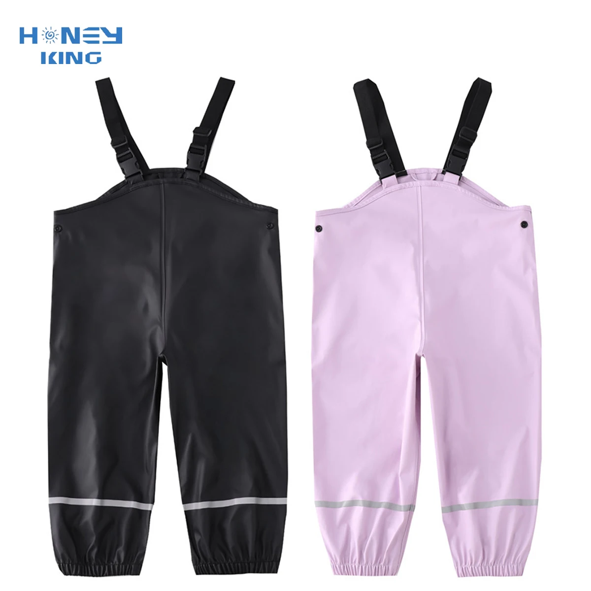 HONEYKING Children Waterproof Rain Pants Baby Jumpsuits Boys Girls ...