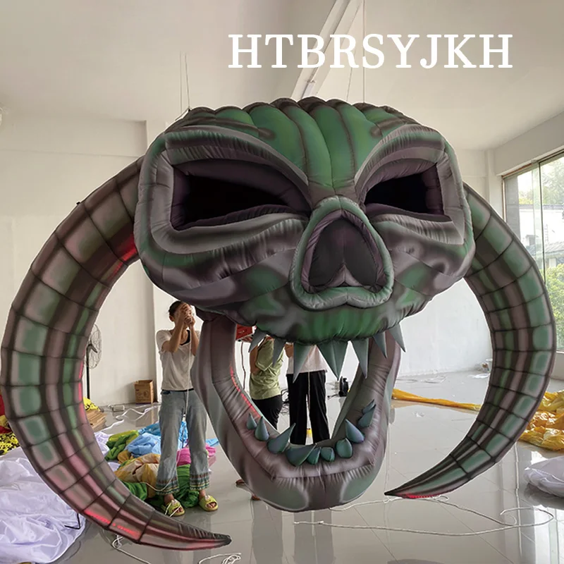 Halloween-inflatable-giant-skull-skull-decoration-mall-bar-door-layout ...