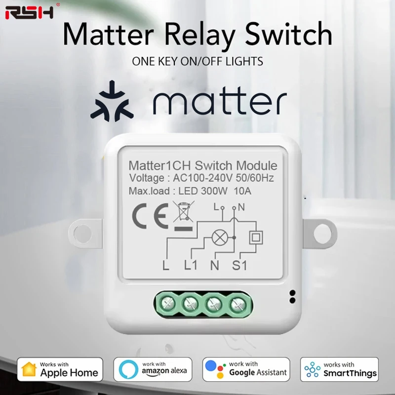 Matter-Smart-Switch-Module-Wireless-Control-Relay-Breaker-Home ...