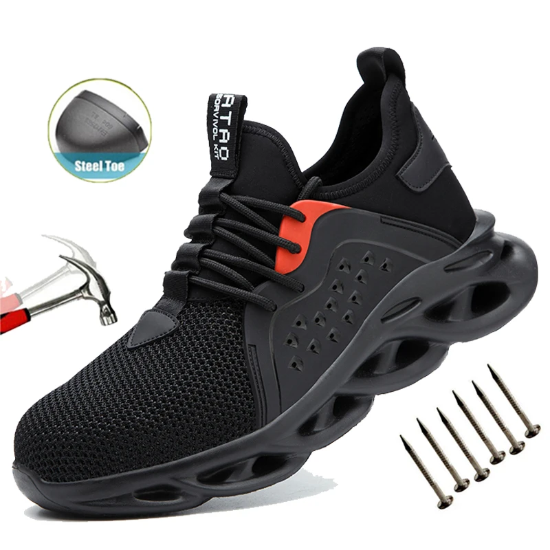 Lightweight-Safety-Shoes-For-Men-Protective-Work-Boots-Anti-smashing ...
