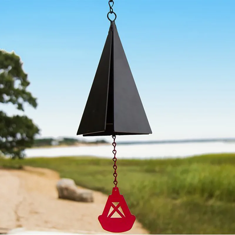 Wind Chimes Triangle Iron Art Wind Bell Pendant Courtyard Bell ...