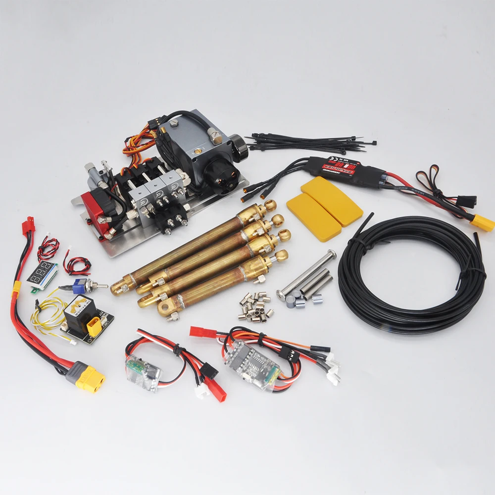 RC Hydraulic System Conversion Kit for Huina 1599 1:14 Kabolite Remote ...