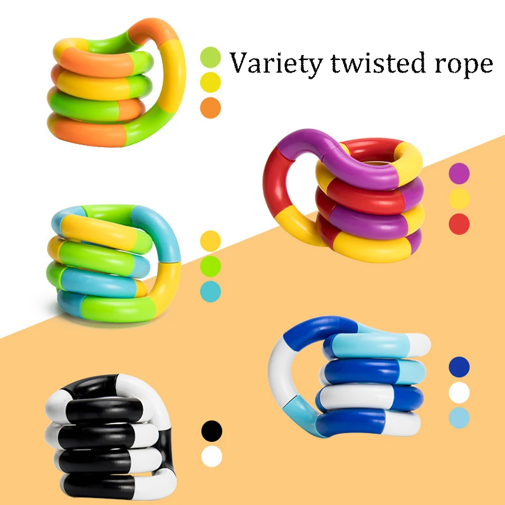 Twisted-Ring-Magic-Figet-Magic-Trick-Rope-Creative-DIY-Winding-Leisure ...