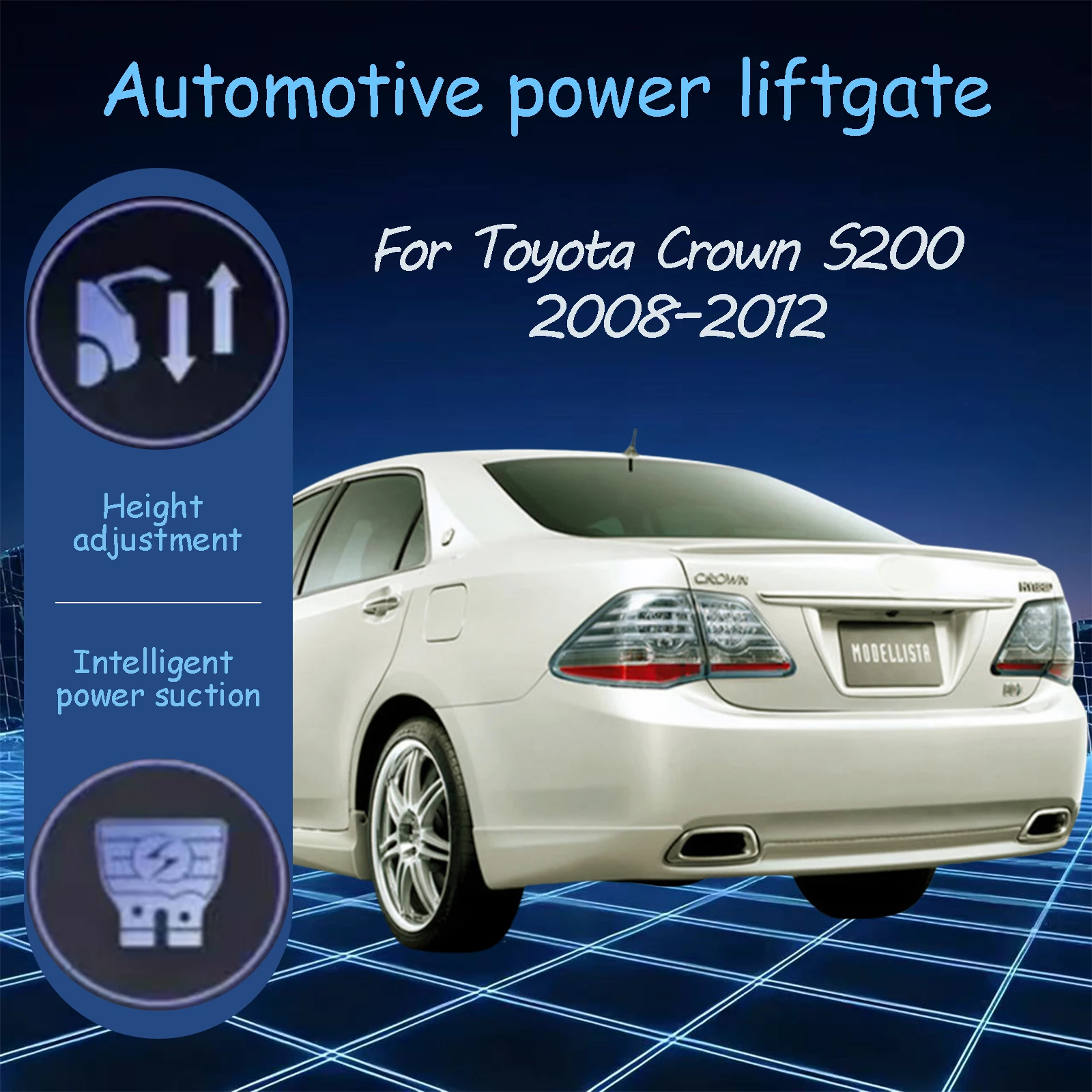 For Toyota Crown S200 2008–2012 Electric tailgate automatic suction ...