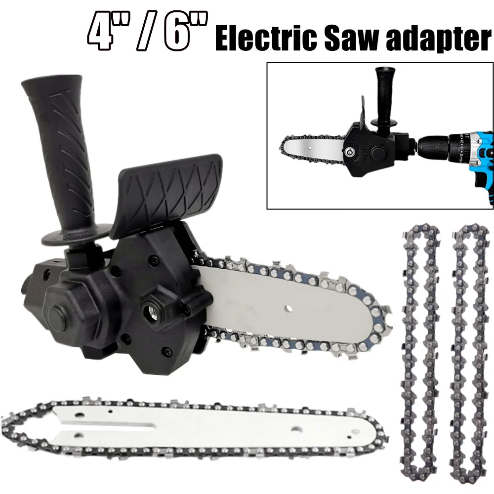 4"/6" Electric Chain Saw Converter Electric Drill Fast Modified To ...