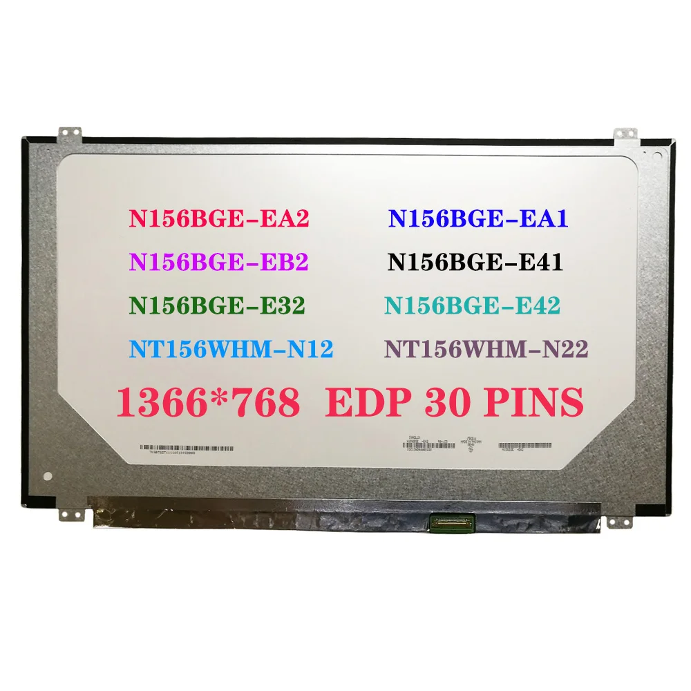 15.6quot LCD Screen N156BGE EA2 Fit N156BGE EA1 N156BGE EB2 N156BGE E41 N156BGE E32 N156BGE E42 ...