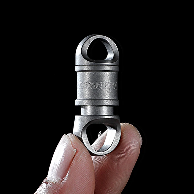 Titanium-EDC-Quickdraw-Key-Chain-Spin-Rotary-Connector-for-Car-Key-Ring ...