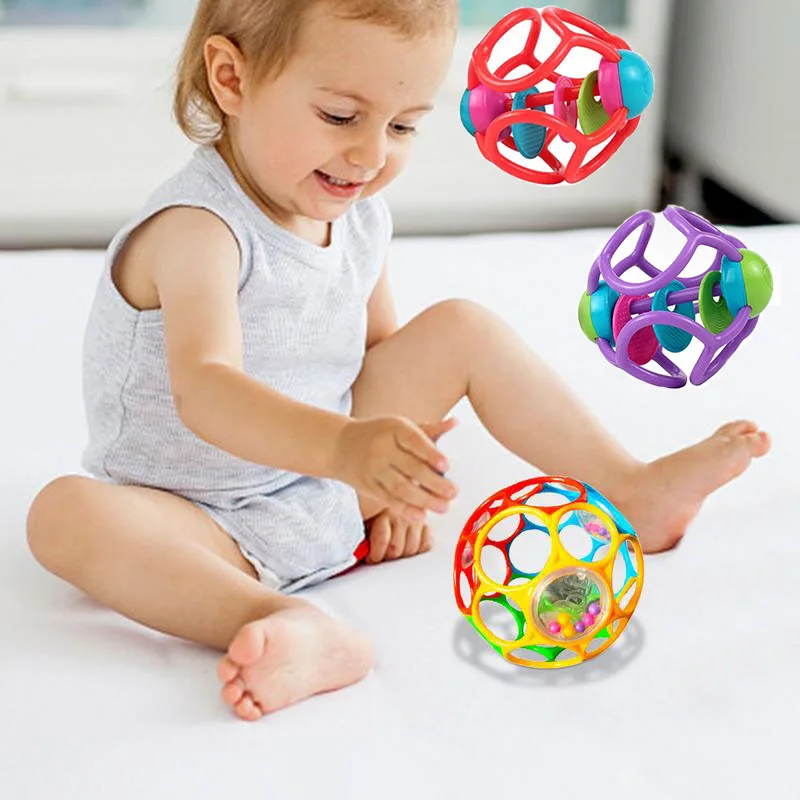 Baby-Rattles-Soft-Hand-Bell-Grasping-Hole-Ball-Game-Newborn-Teether ...