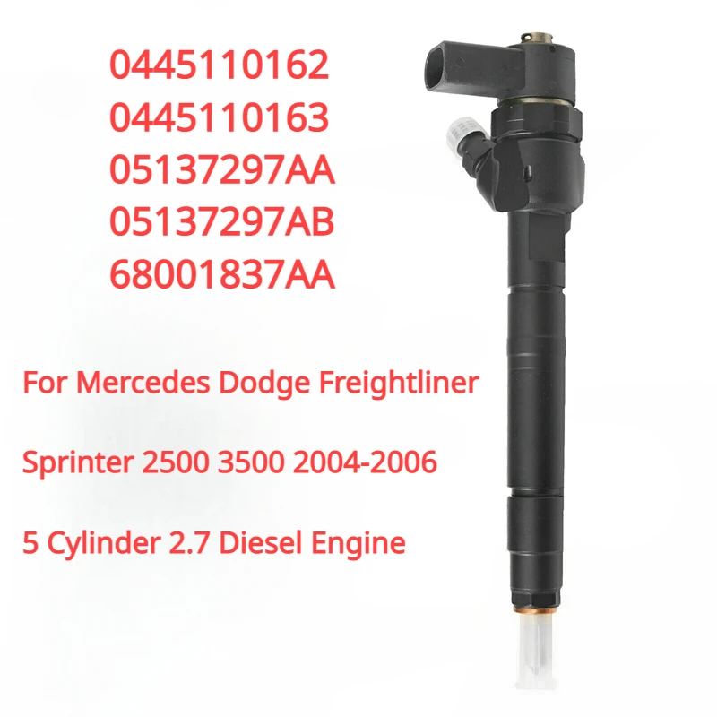 0445110162 05137297AA New Diesel Fuel Injector For Mercedes Dodge ...