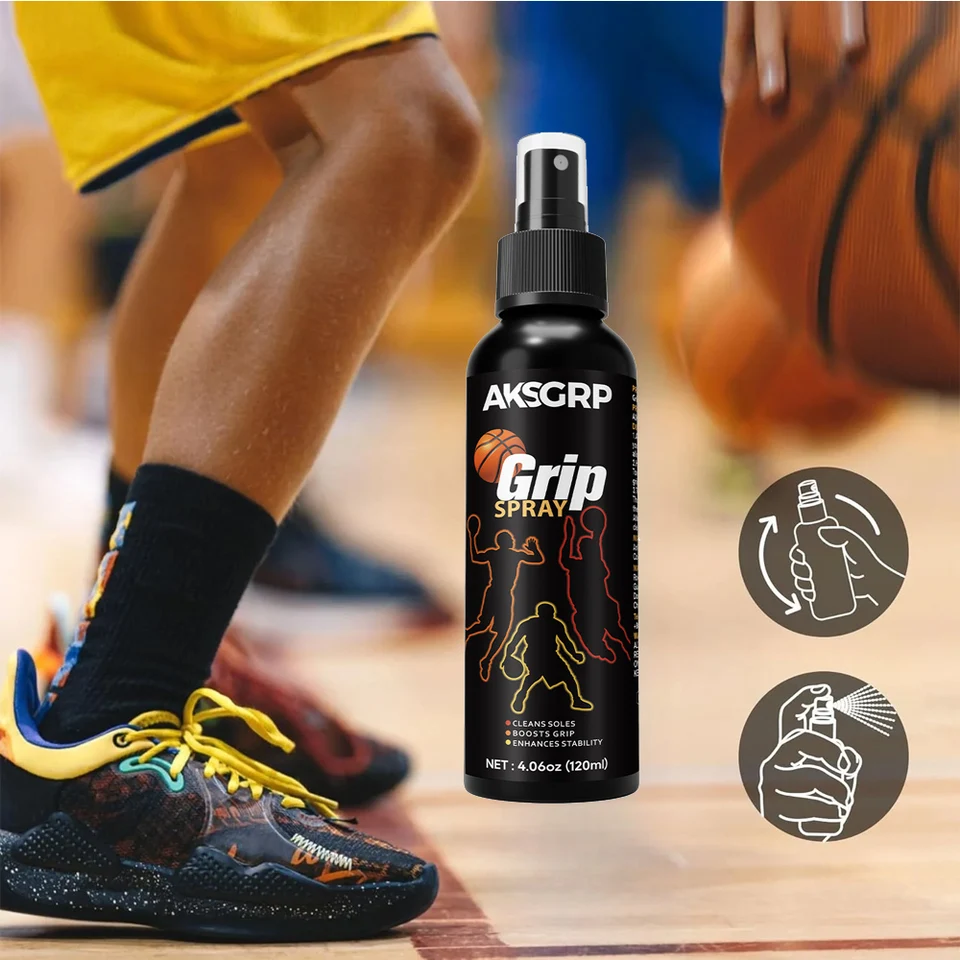 Edge Traction Spray Grip Spritz Basketball Shoe Traction Spray - Court ...