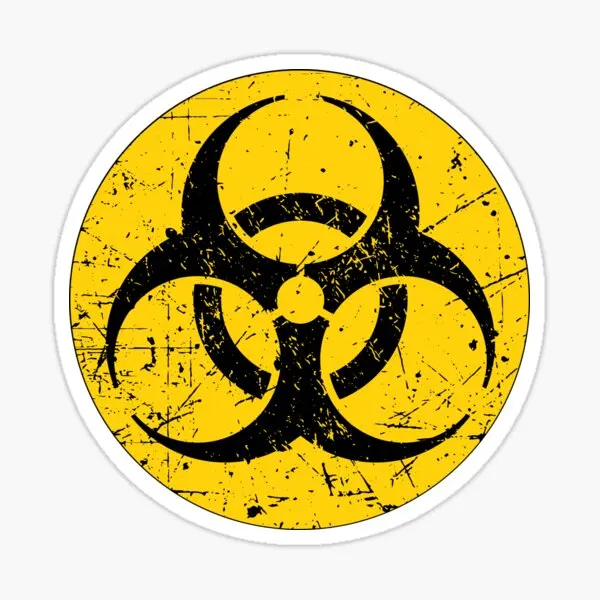 Biohazard-Toxic-Symbol-5PCS-Car-Stickers-for-Kid-Print-Motorcycle-Funny ...