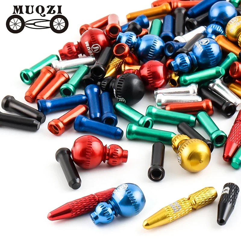 MUQZI-Cable-End-Tips-Bike-4mm-5mm-Alloy-Derailleur-Cable-End-Caps-For ...