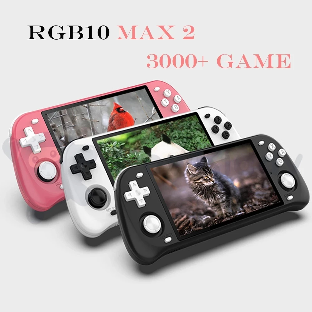 POWKIDDY consola de juegos portátil Max2 Retro, sistema de código ...