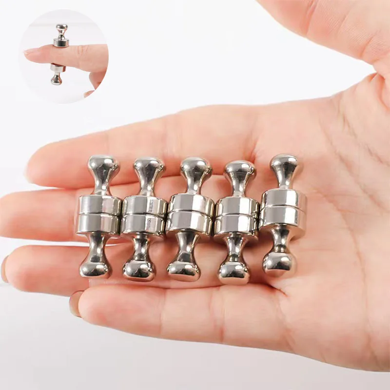 3/5/10/12pcs Super Strong Neodymium Magnetic Pushpins Sucker Thumbtack ...