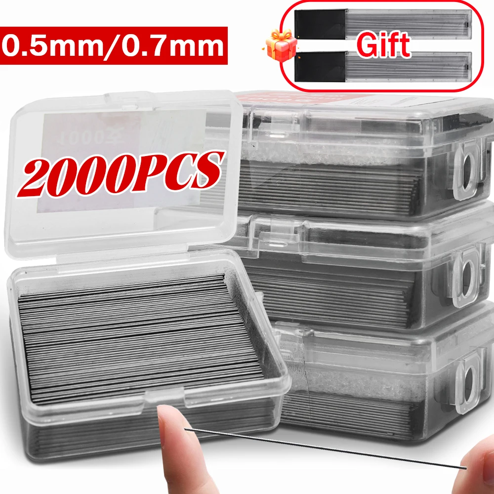 High-capacity-2B-Pencil-Lead-Refills-0-5mm-0-7mm-Unbreakable-Mechanical ...