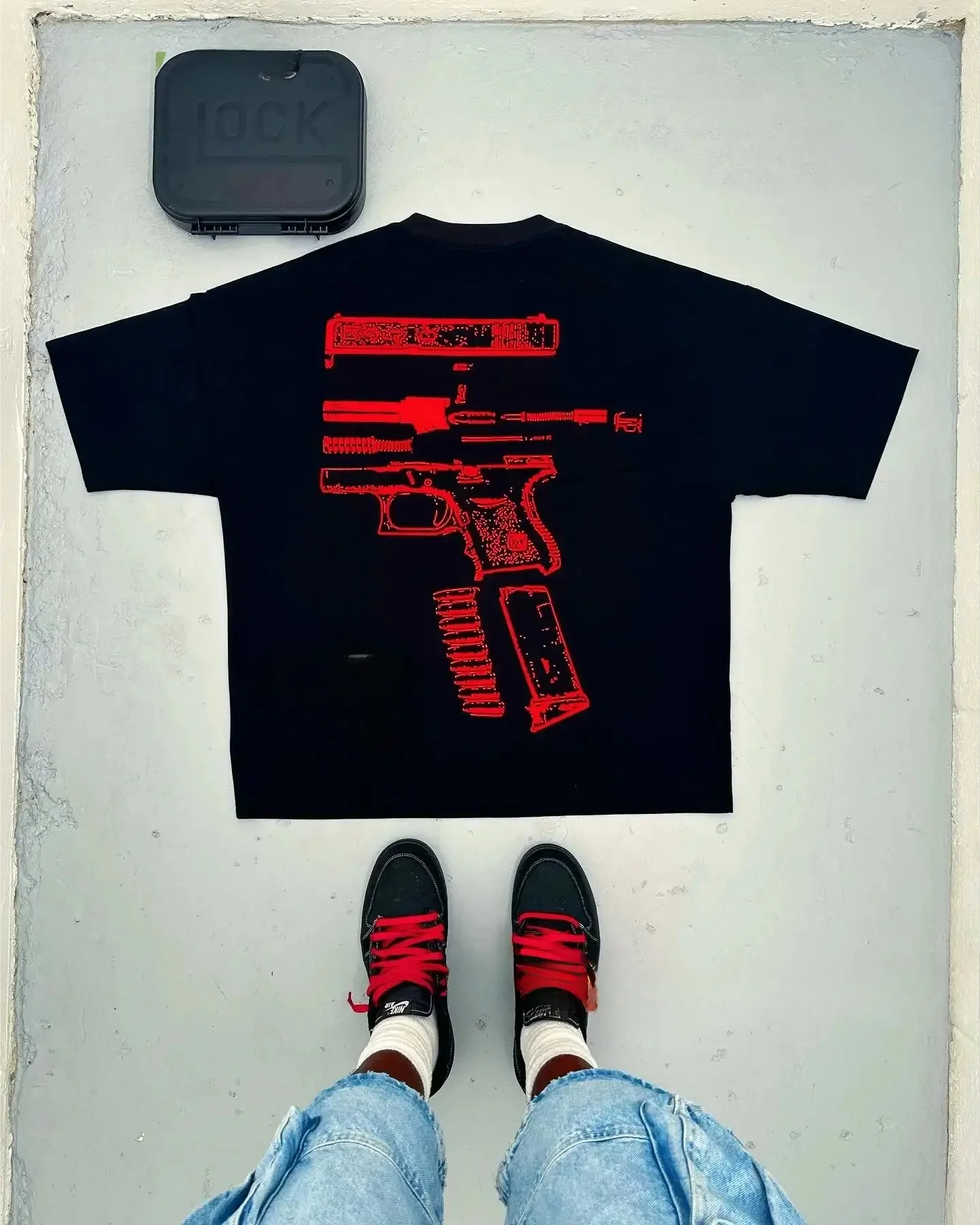 Gothic-Short-Sleeve-T-Shirt-Mens-Harajuku-Hip-Hop-in-Glock-We-Trust ...