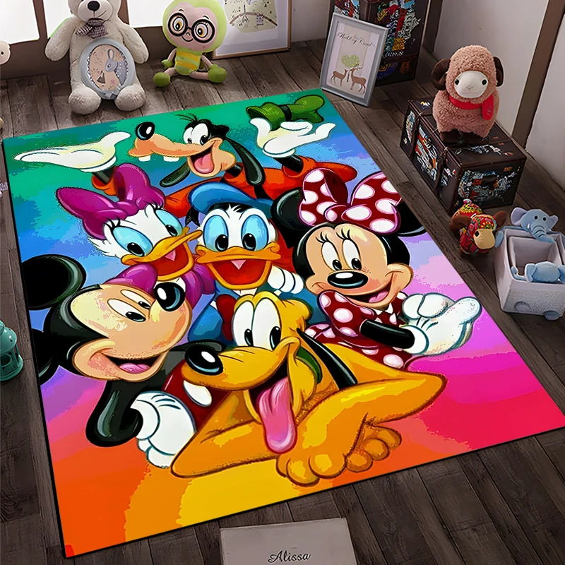 Disney-Mickey-Mouse-and-Donald-Duck-Area-Rug-Carpet-for-Home-Living ...