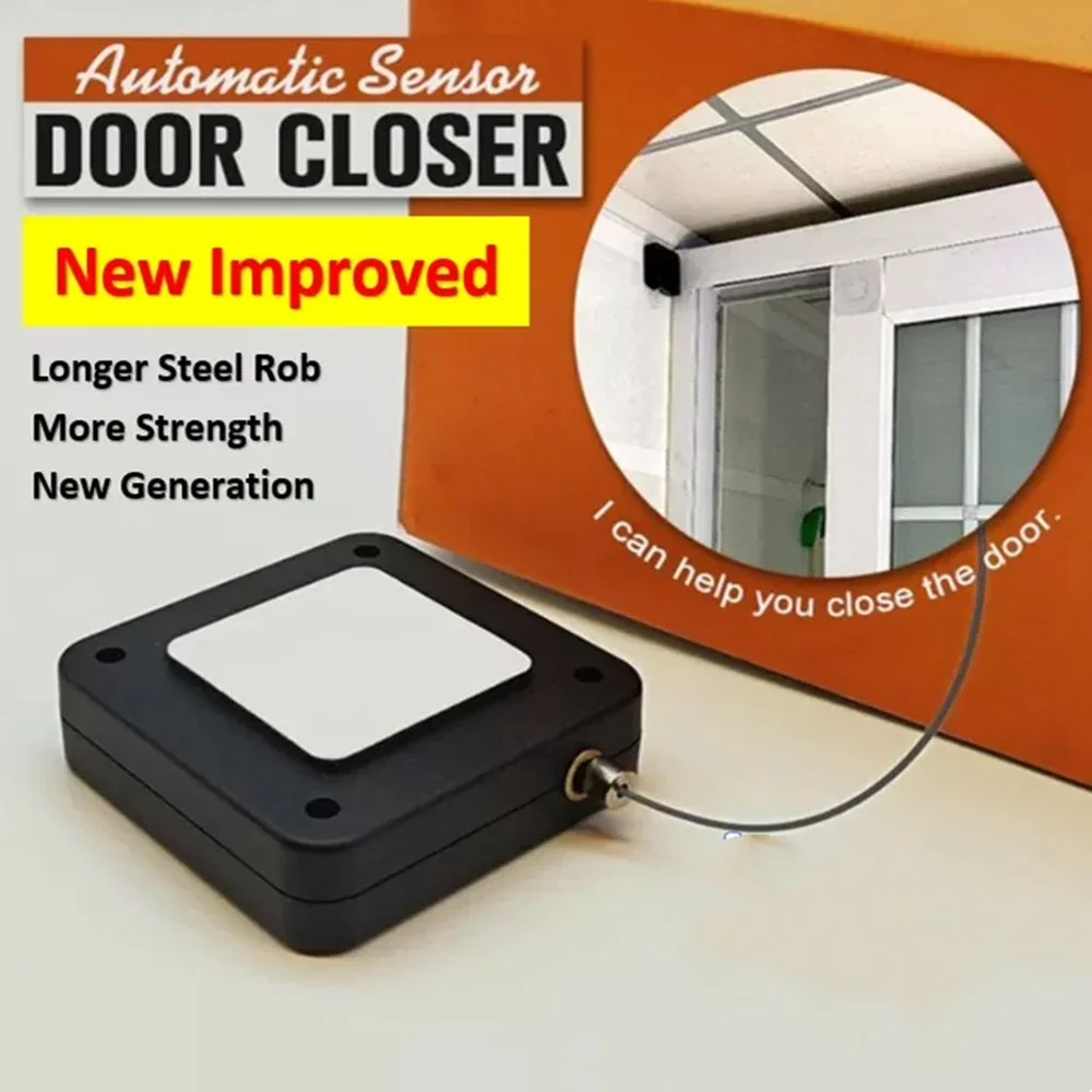 Automatic-Sensor-Door-Closer-Punch-free-Adjustable-Surface-500g-1000g ...